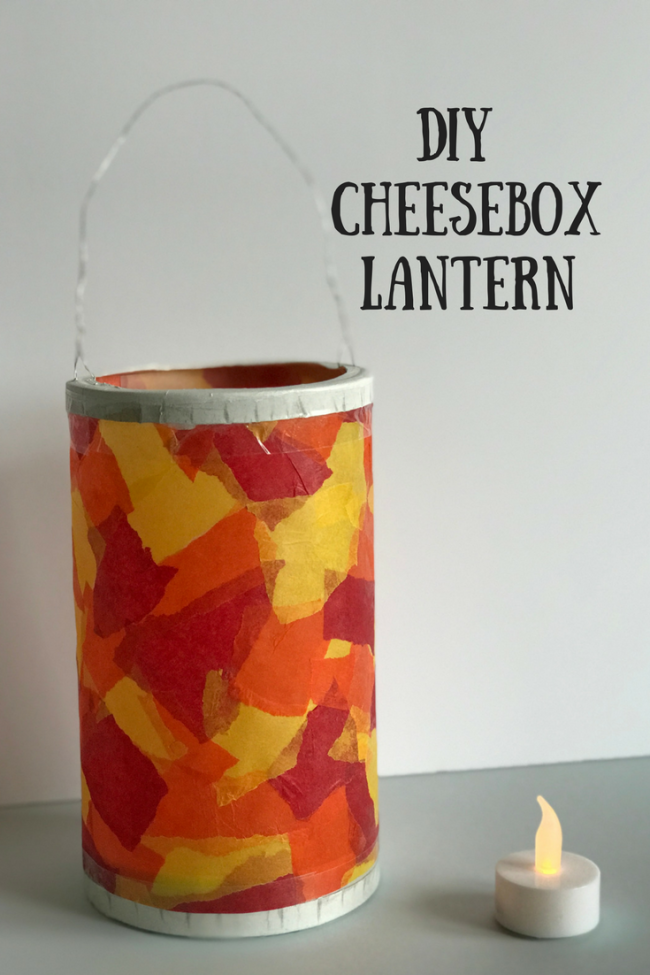Easy-Peasy DIY Cheese Box Lantern – The Bear & The Fox