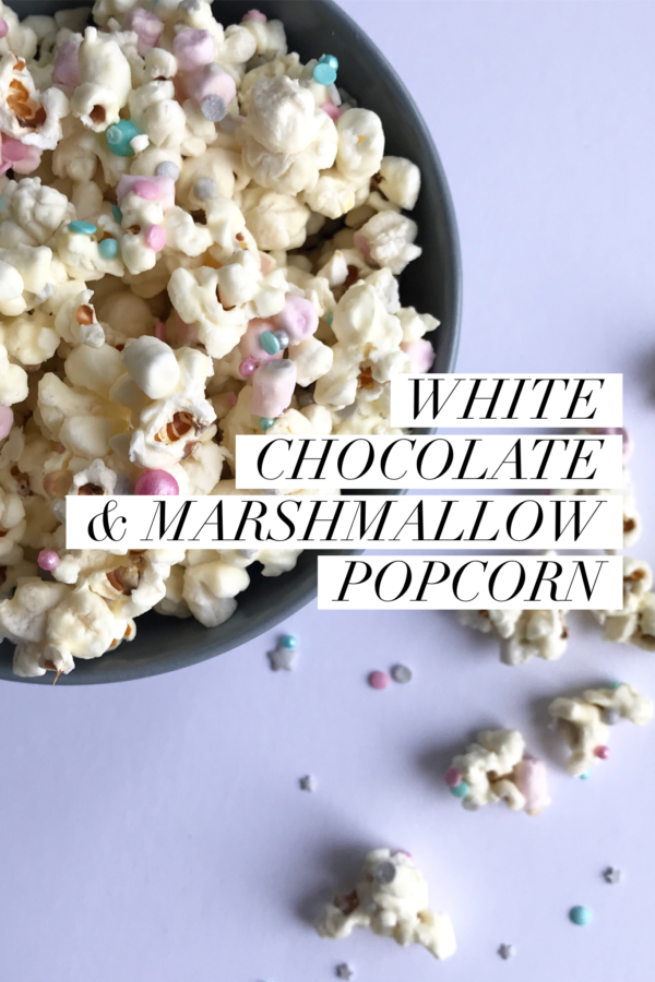 White Chocolate & Marshmallow Popcorn – The Bear & The Fox