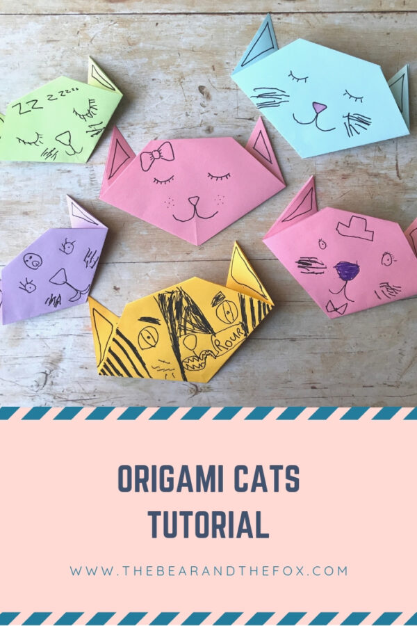 Easy-peasy Origami Cat Tutorial – The Bear & The Fox