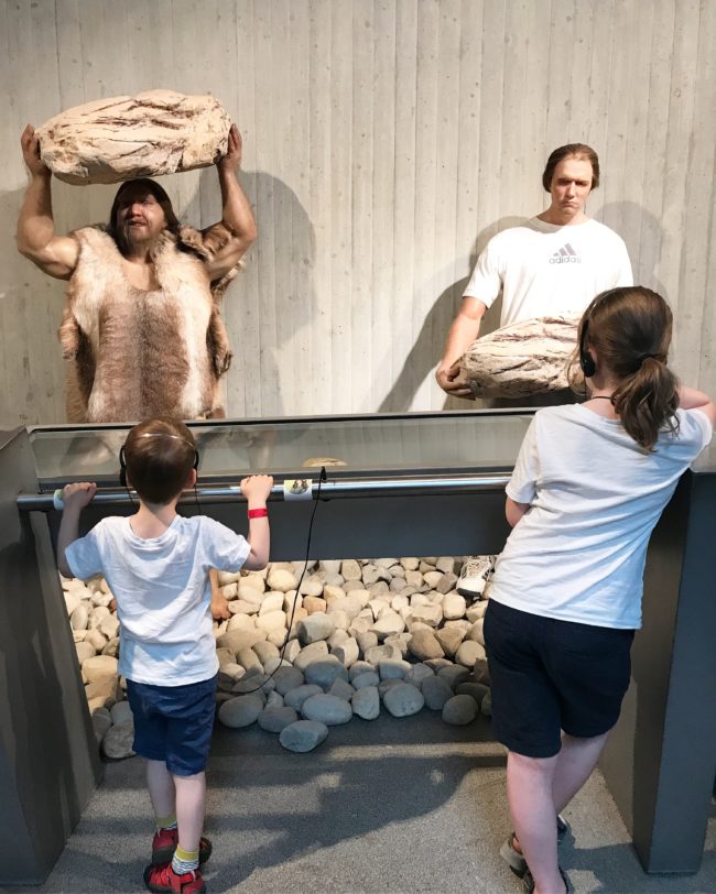 Neanderthal Museum boys and audio guide – The Bear & The Fox