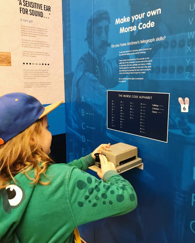 Carnegie Birthplace Museum morse code – The Bear & The Fox