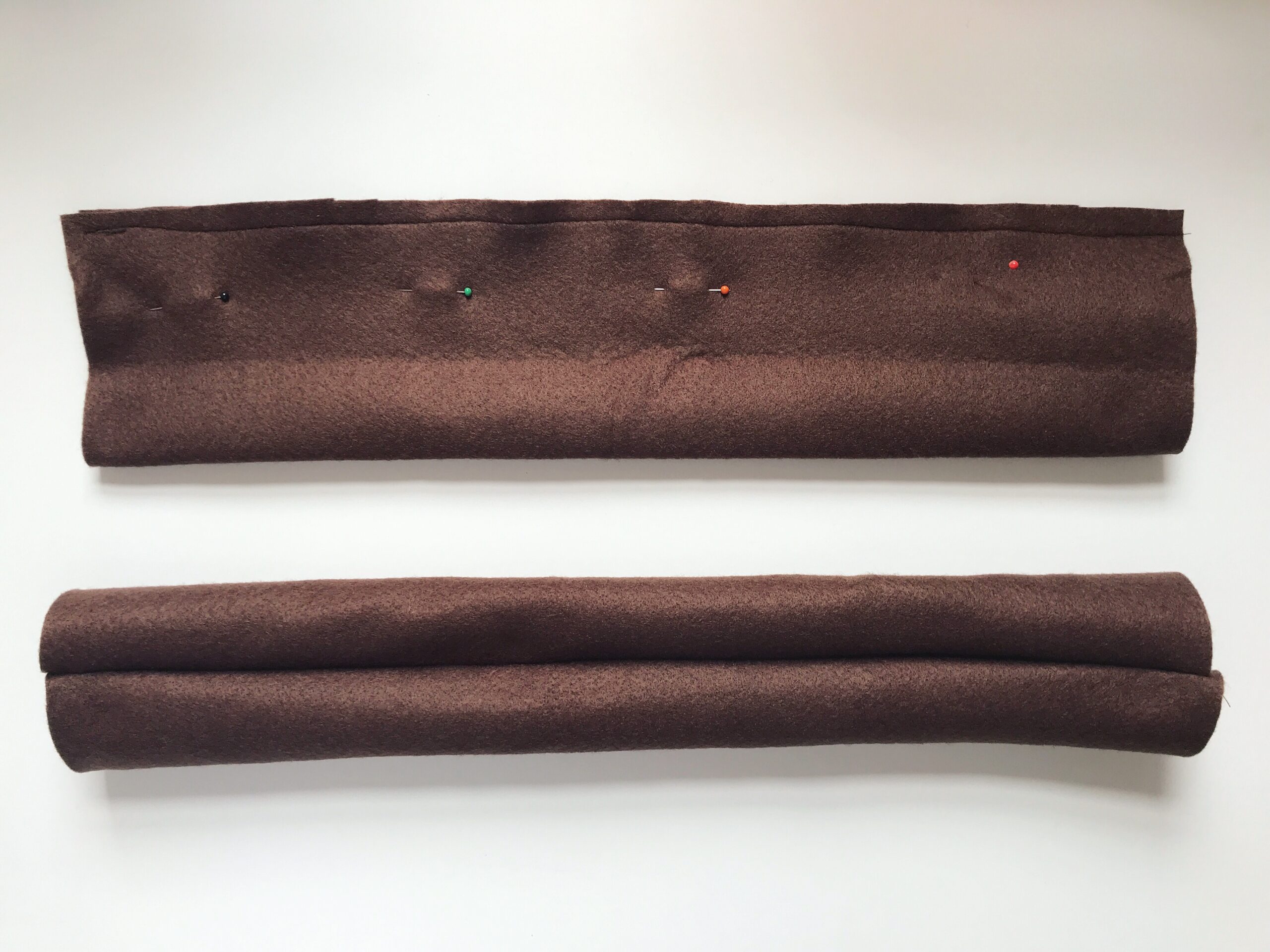 DIY Felt Campfire brown felt log pieces – The Bear & The Fox