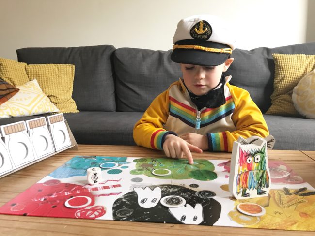 The Color Monster Game green is for calm – The Bear & The Fox