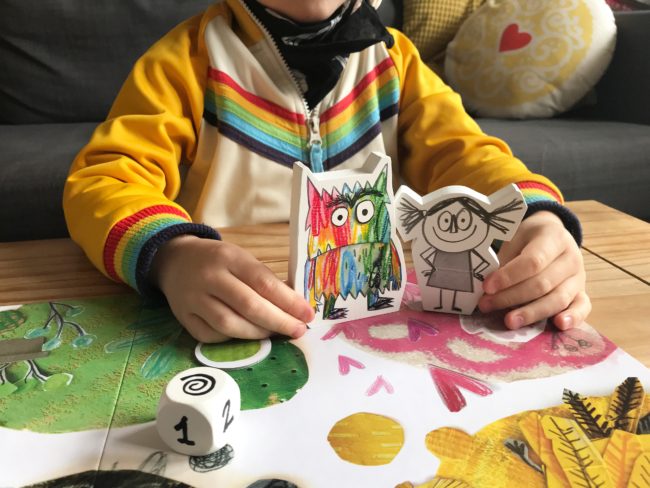 The Color Monster Game monster and girl – The Bear & The Fox