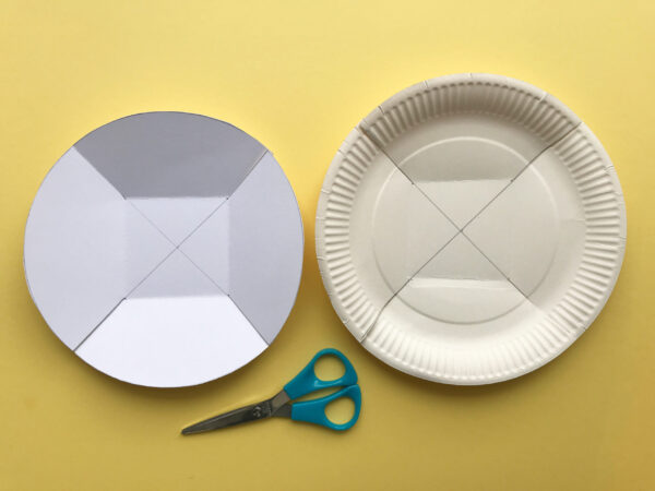 Easy-Peasy Paper Plate Easter Baskets – The Bear & The Fox