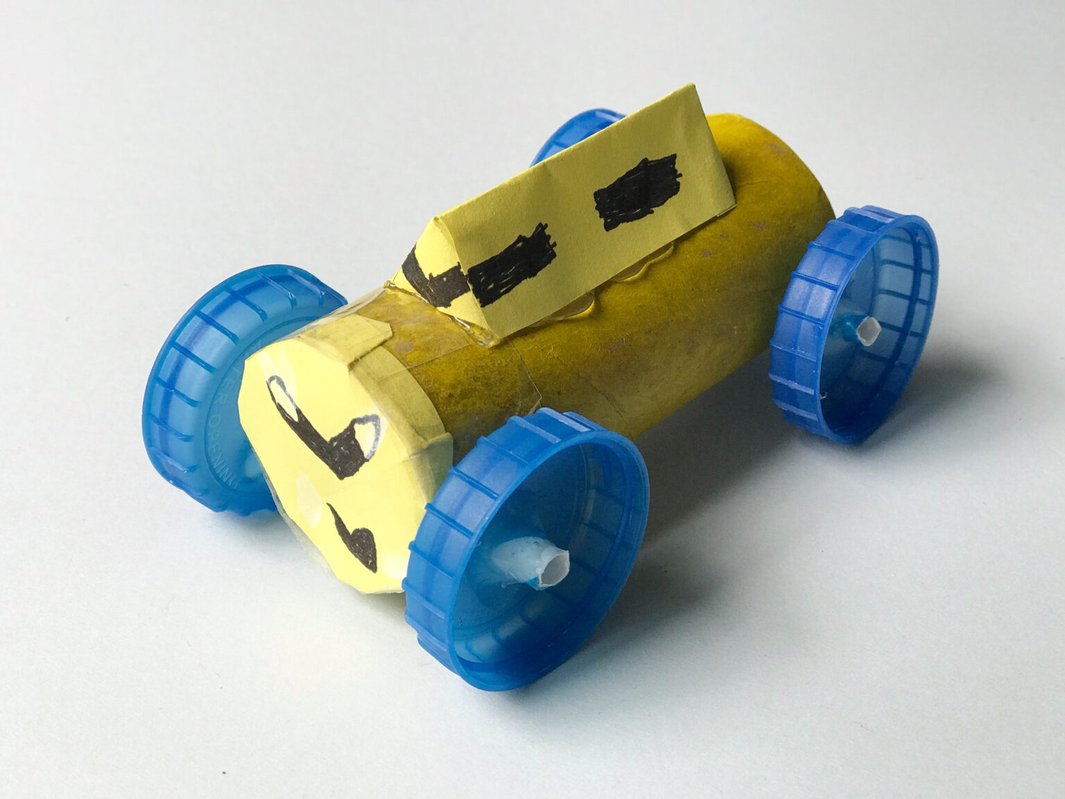 Recycled Toilet Roll Cars – The Bear & The Fox