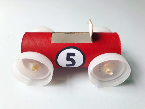 Recycled Toilet Roll Cars – The Bear & The Fox