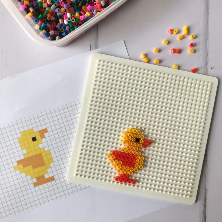 Easter Fun with Hama Beads – The Bear & The Fox