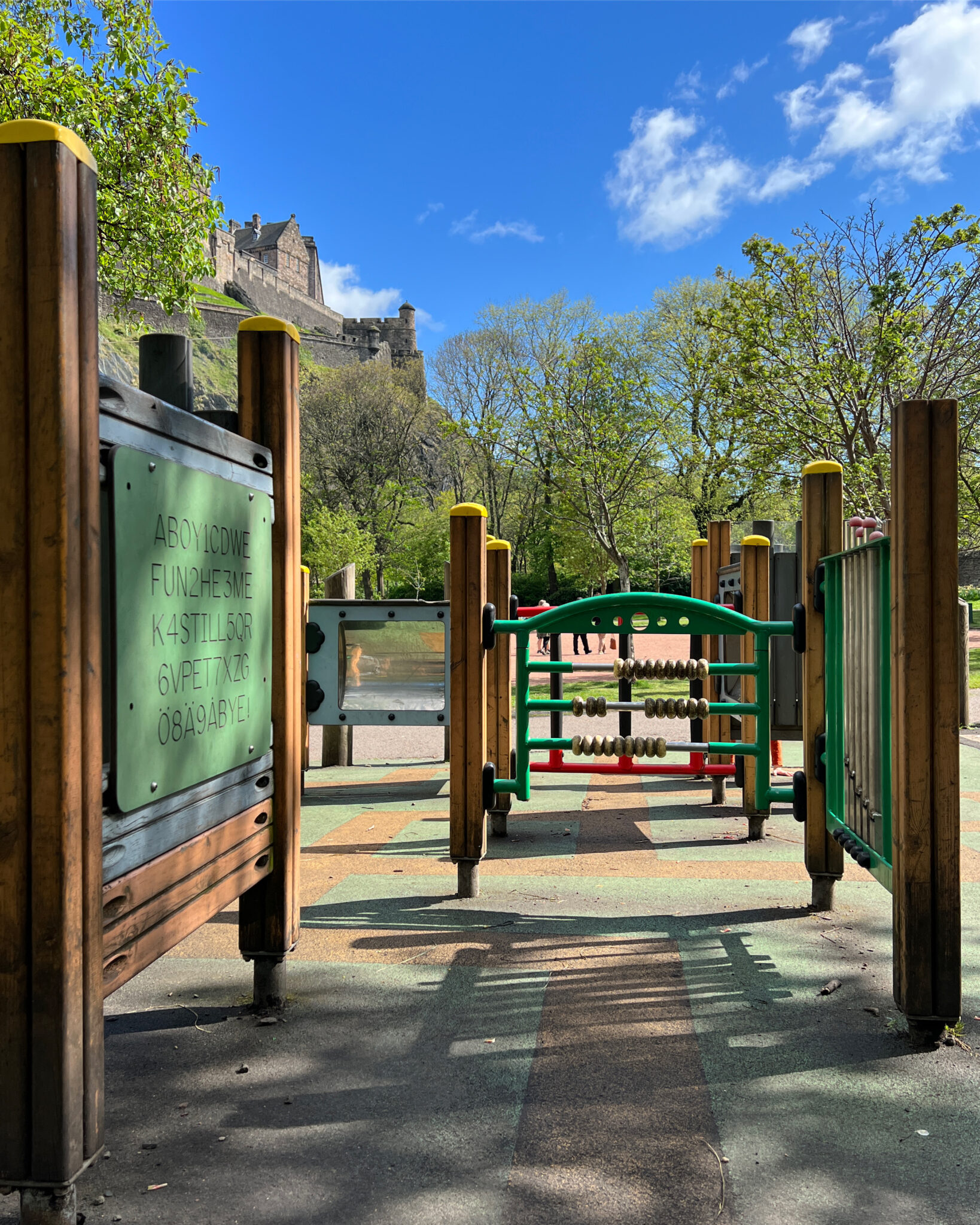 {Edinburgh} Princes Street Gardens Playground – The Bear & The Fox