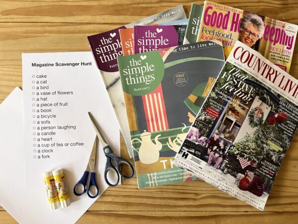 Magazine Scavenger Hunt – The Bear & The Fox